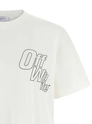 Off White Outline Arrow Slim T-shirt