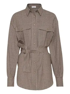 Brunello Cucinelli Belted Shirts For Women