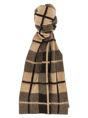 Guest In Residence The Plaid Big Scarf' Scarf - Beige
