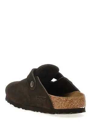 BIRKENSTOCK Boston Sabots - Brown