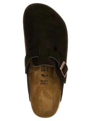 BIRKENSTOCK Boston Sabots - Brown