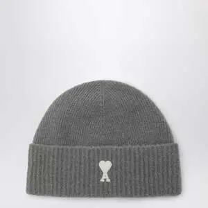 Ami De Coeur Wool Beanie - Grey