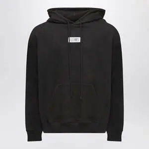 MAISON MARGIELA Numeric Cotton Hoodie - Black