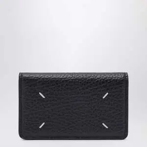 MAISON MARGIELA Four Stitches Gray Cardholder - Blue