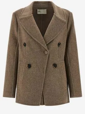 Tory Burch Wool-blend Double-breasted Coat