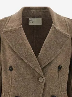 Tory Burch Wool-blend Double-breasted Coat