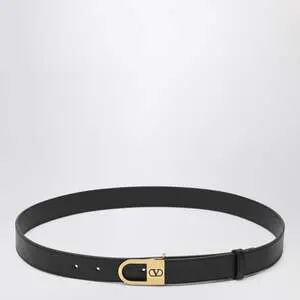 Valentino Garavani Vlogo Signature Belt - Black