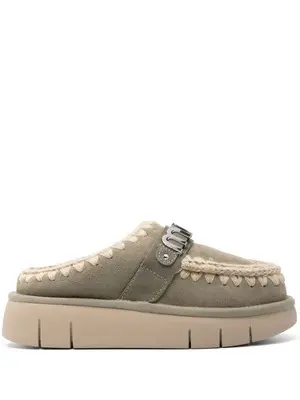 Mou Bounce Clog Slippers - Grey