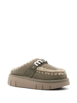 Mou Bounce Clog Slippers - Grey