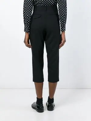 Comme Des Garçons Wide Leg Pinstripe Trousers