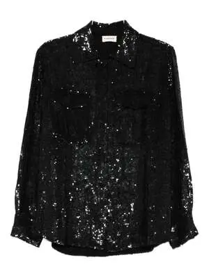 PAROSH Sequined Shirt