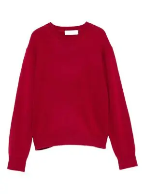DUNST Wool Crewneck Sweater - Red