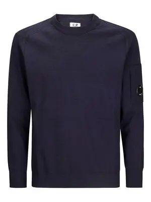 C.P. COMPANY Logo Wool Crewneck Sweater