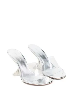 Amina Muaddi Taylor Mules - Grey