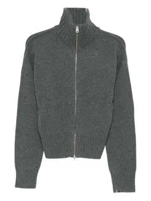 EXTREME CASHMERE X Cashmere Zipped Cardigan - Grey