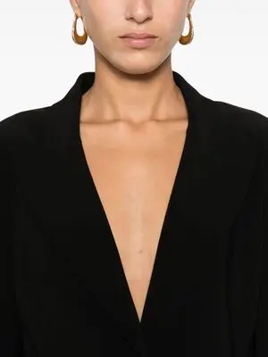 Norma Kamali Single-breasted Cropped Jacket