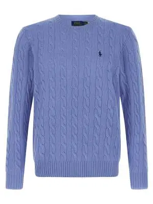 Polo Ralph Lauren Braided Wool And Cashmere Blend Sweater