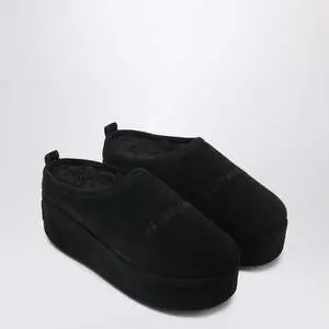 Balenciaga Alaska Soft Platform Clogs - Black