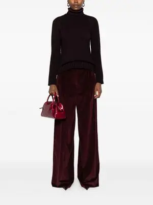 BASE Wool Turtleneck Jumper - Bordeaux