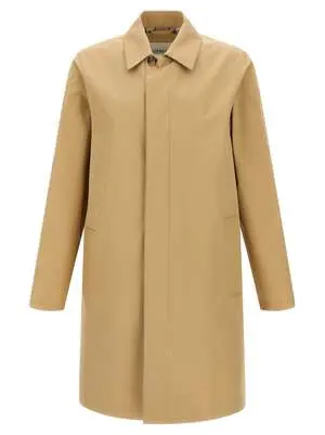Burberry Cotton Gabardine Car Coat