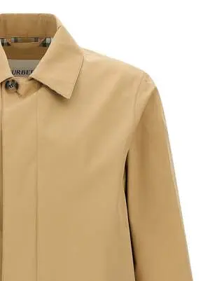 Burberry Cotton Gabardine Car Coat