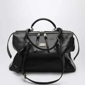 Dolce & Gabbana Leather Shoulder Bag - Black