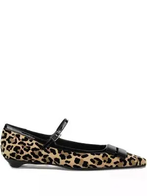 CHANTAL Leopard-print Ballet Flats