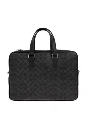 COACH Caden Zip Patterned Briefcase