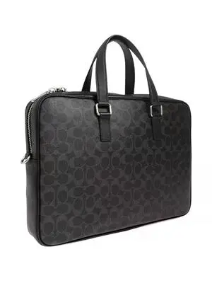 COACH Caden Zip Patterned Briefcase