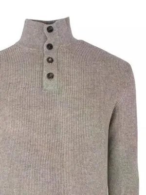 Agnona Button-detailed Turtleneck Jumper
