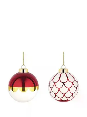 ALESSI Christmas-tree Balls - Red