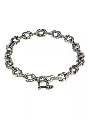 PARTS OF FOUR Charm Chain Choker - Silver