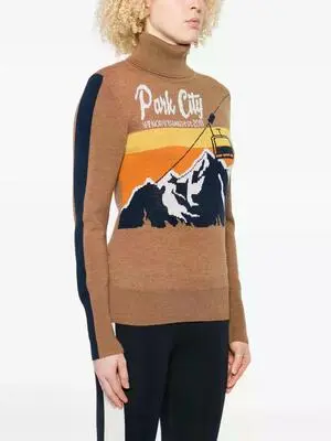 WE NORWEGIANS Mountain Print Sweater