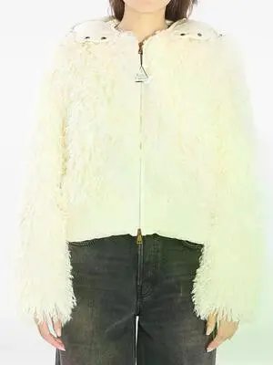 Moncler Vigiers Faux-fur Puffer Jacket - White