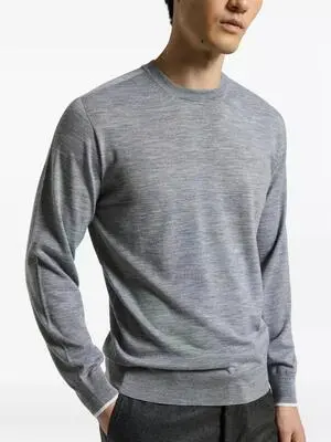 Peserico Crew-neck Long Sleeve Sweater - Grey