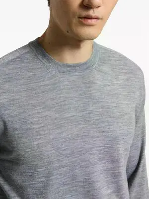 Peserico Crew-neck Long Sleeve Sweater - Grey