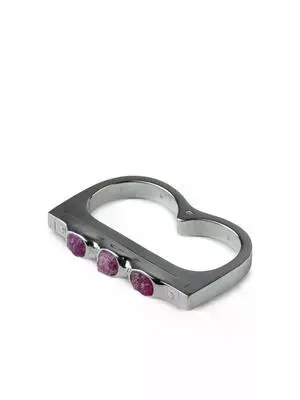 PARTS OF FOUR Sterling Ruby Double Ring