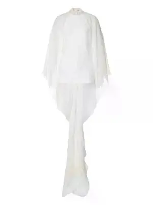 Alberta Ferretti Draped Blouse