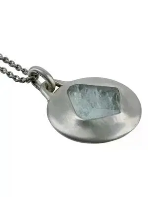 PARTS OF FOUR Morphed Disk Necklace - Silver