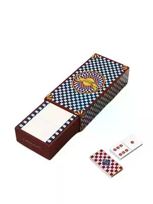 Dolce & Gabbana Checkerboard Domino Cart Set - Red