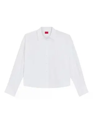 Hugo Cropped Button-down Shirt