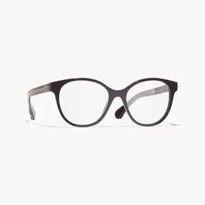 Chanel Pantos Eyeglasses - Burgundy