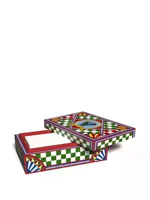 Dolce & Gabbana Patterned Domino Box - Red
