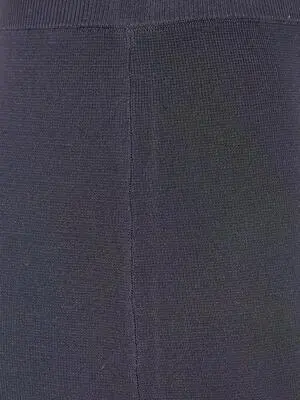 ENTIRE STUDIOS Ribbed-knit Midi Skirt - Black