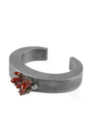 PARTS OF FOUR Crescent Quartz Bracelet - Silver