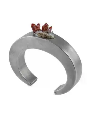 PARTS OF FOUR Crescent Quartz Bracelet - Silver