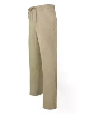 120% Lino Drawstring Trousers