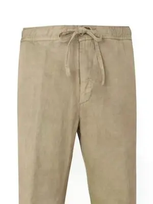 120% Lino Drawstring Trousers