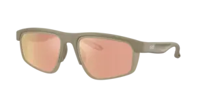 EA7 Sunglasses - Brown Mirror Rose Gold
