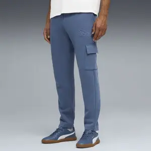 PUMA Essentials Fleece Cargo Pants - Blue